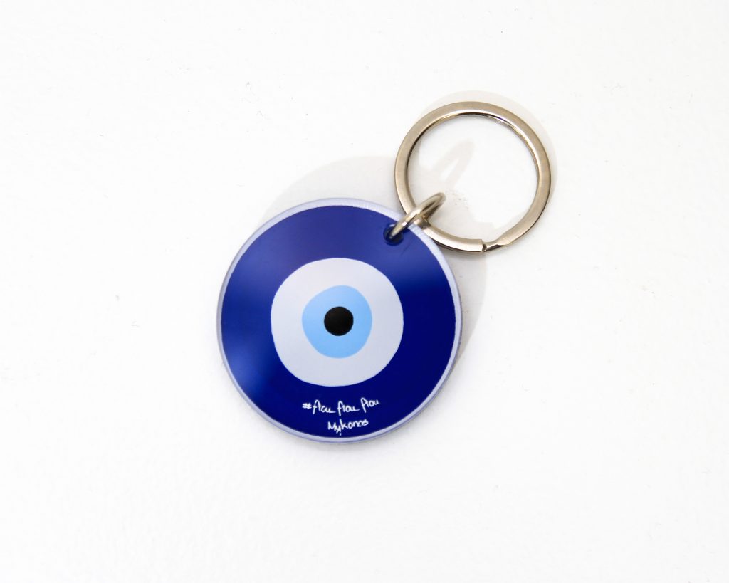 Mykonos, ftou ftou ftou keychain – T bar